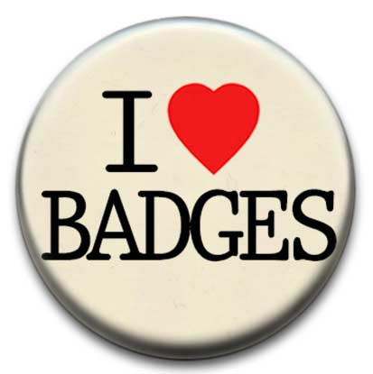 I Heart Badges – RetroBadge