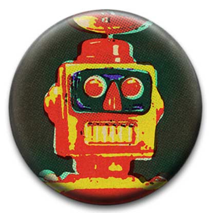 Robot Badge – RetroBadge