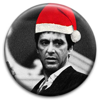 Scarface Christmas Badge – RetroBadge