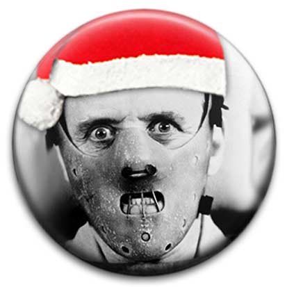 Hannibal Lecter Christmas Badge