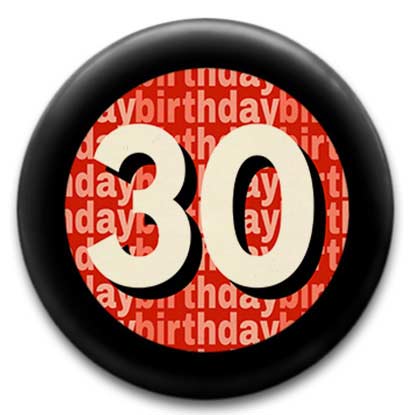Birthday Certificate 30 Badge