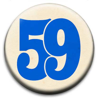 Number Fifty Nine Badge