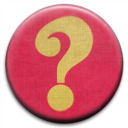 Question Mark Badge – RetroBadge
