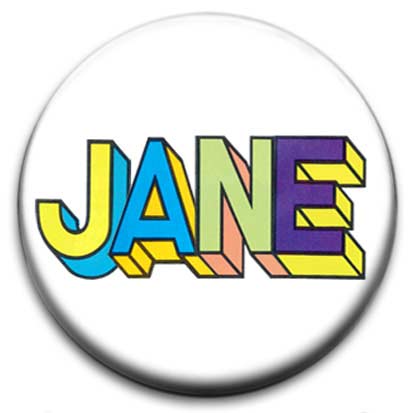 Jane Name Badge – RetroBadge