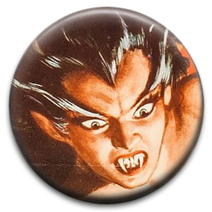 Vampire Horror Badge – RetroBadge