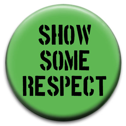 Show Some Respect Green Badge