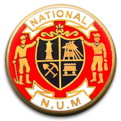 NUM National Union Of Miners Vintage Badge – RetroBadge