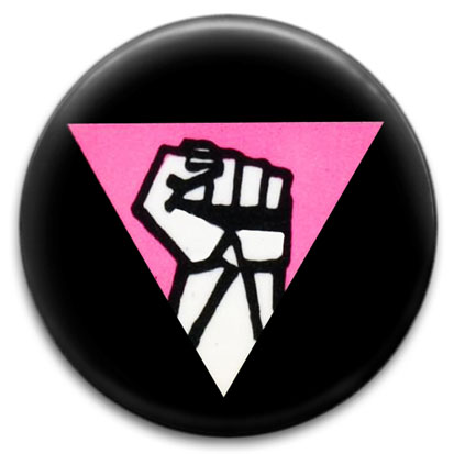 Fist In Pink Triangle Lgbt