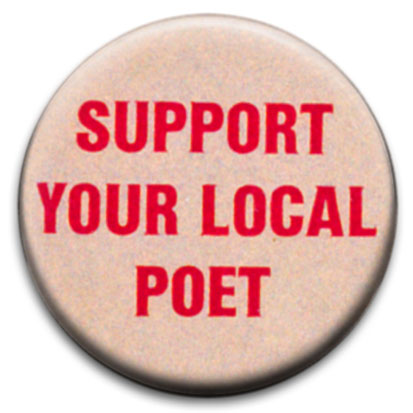Support Your Local Poet Badge – RetroBadge