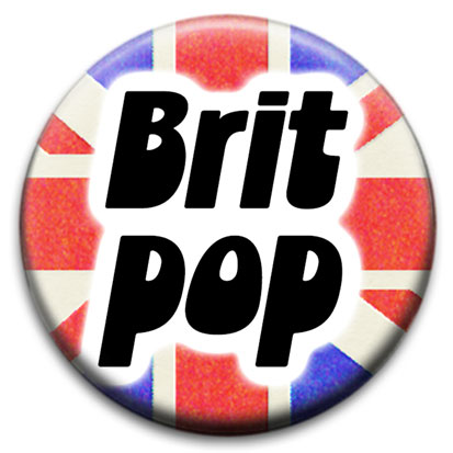 Brit Pop Badge