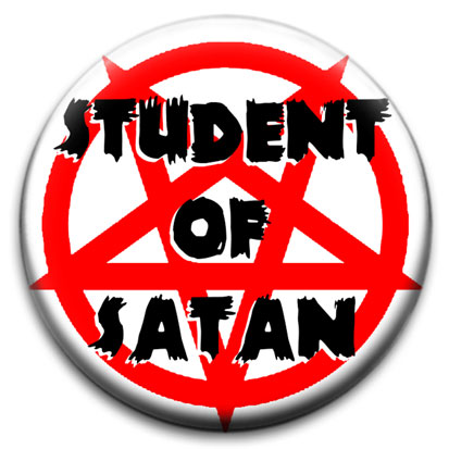 Student Of Satan Badge – RetroBadge